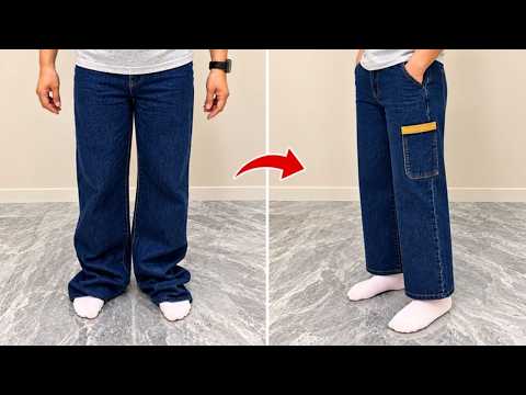 Jeans Too Long? Shorten Them With This Clever Sewing Trick!