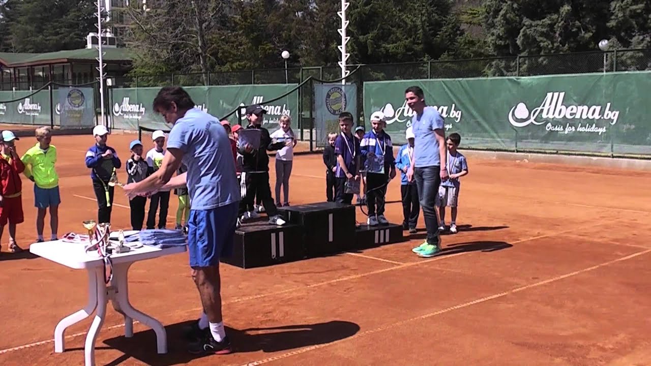 Albena Kids Tennis Tournament - Award Ceremony, 10-12 april 2015 - YouTube