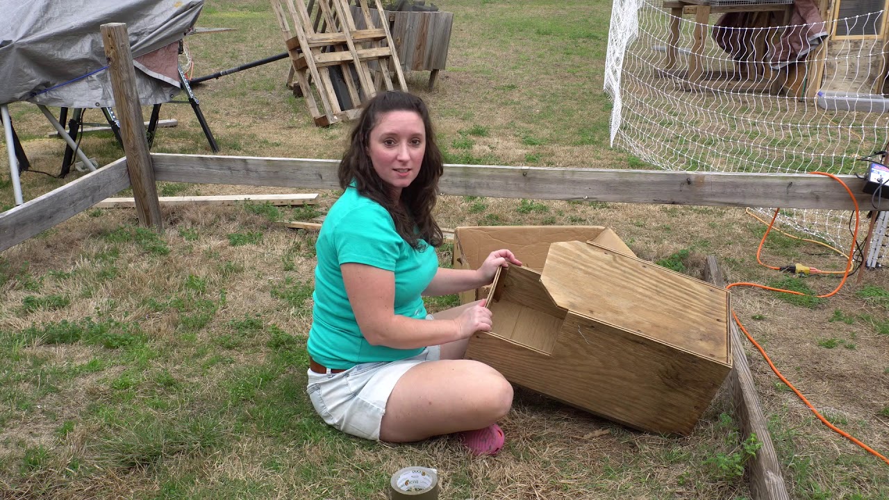 Rabbit Nest Box - YouTube