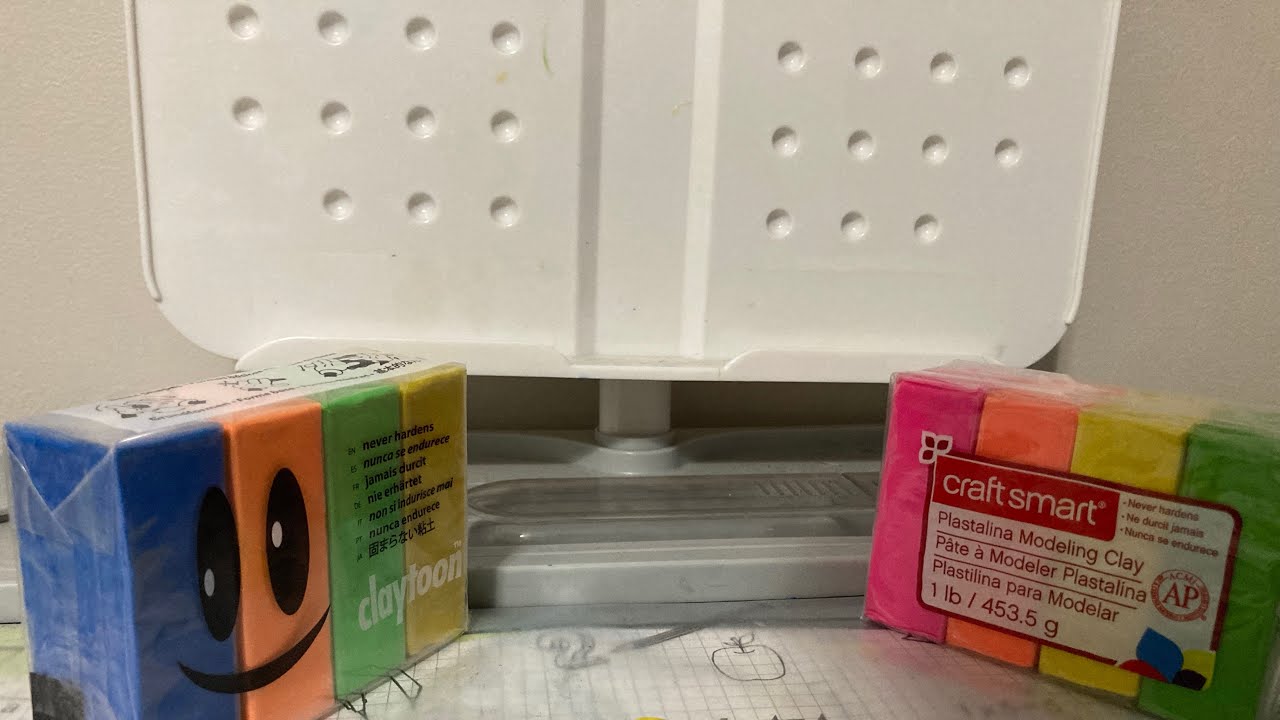 Claytoon Clay vs. Craftsmart Modeling Clay! (Part 1.) - YouTube