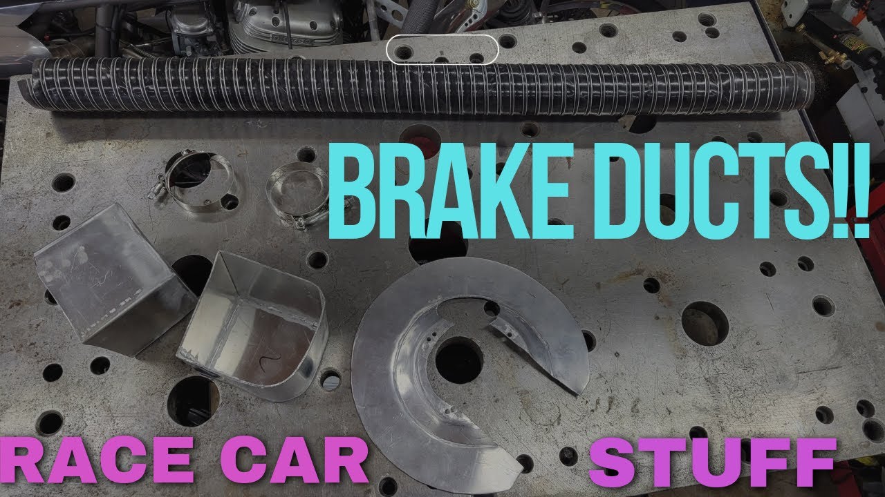 Making CUSTOM brake ducts for my Honda Civic. Real race car stuff ...