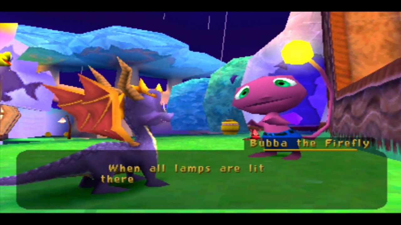 "Spyro 3: Year of the Dragon" All Character Dialogue (Spooky Swamp ...