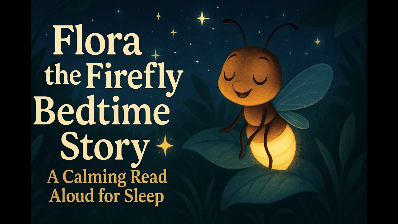 Flora the Firefly Bedtime Story A Calming Read Aloud for Sleep - YouTube