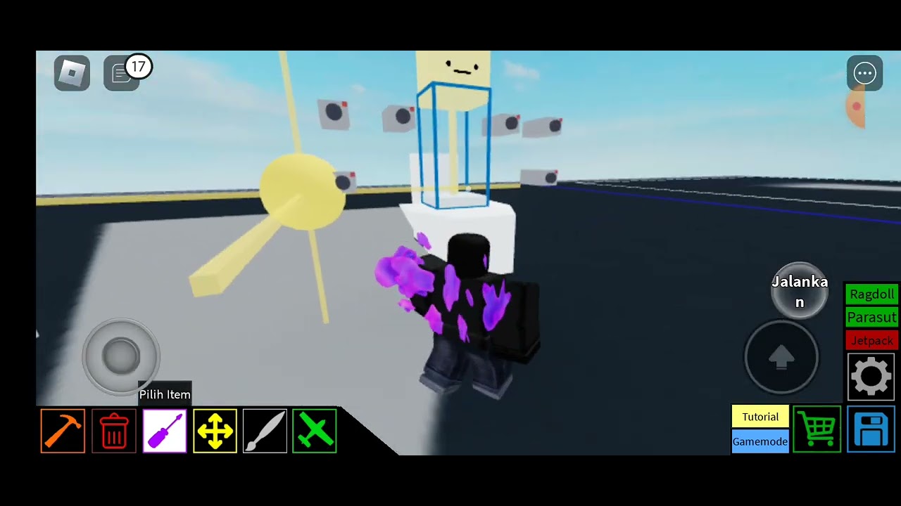 mini skibidi toilet tutorial in plane crazy - YouTube