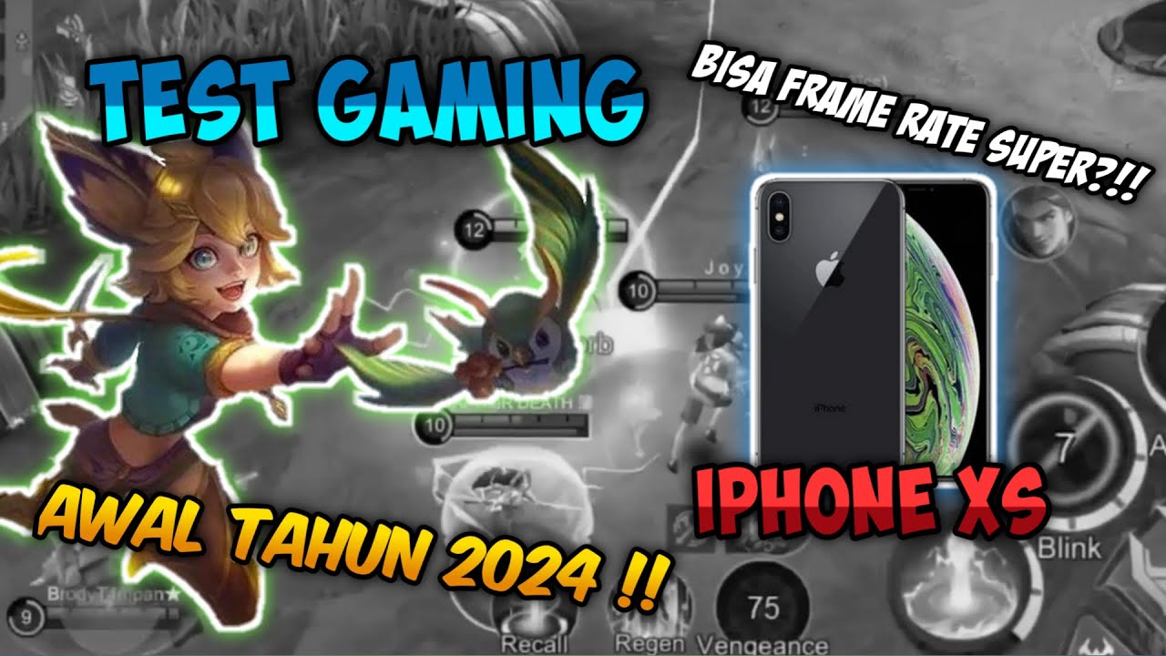 TEST GAMING IPHONE XS DI AWAL TAHUN 2024, SETTING FULL RATA KANAN🔥 ...
