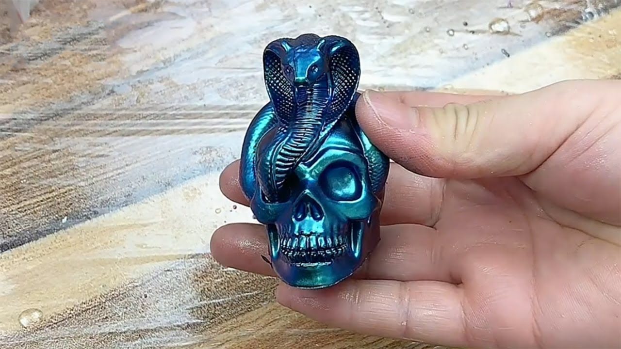 Crafting with Venom & Vigor: Unleashing the 3D Cobra and Skull Ornament ...