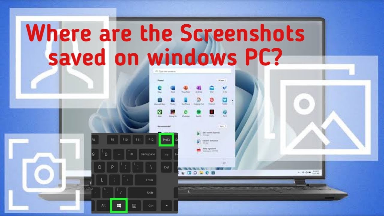 Where are the screenshots are saved on windows PC? - YouTube