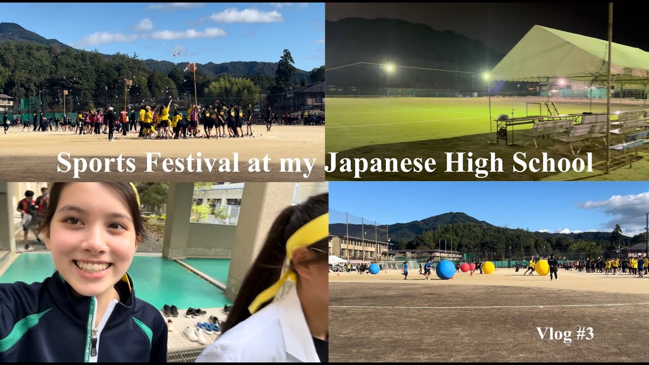 Sports Festival at my High School in Japan | Japanese High School ...