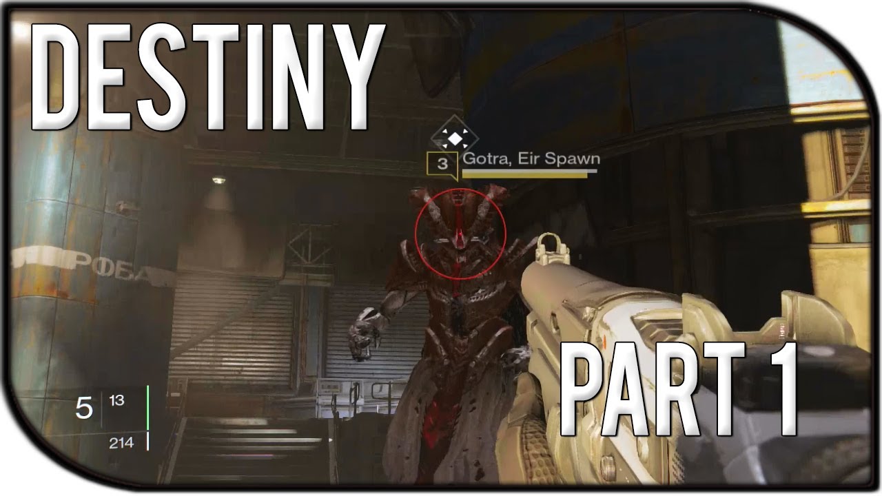 Destiny Gameplay Part 1 - Gotra the Hive Wizard! (Alpha Gameplay) - YouTube