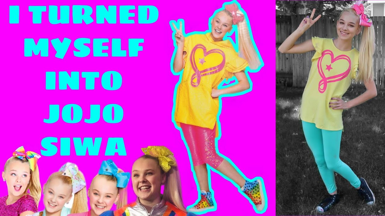 TURNING MYSELF IN TO JOJO SIWA (A FULL TRANFORMATION) - YouTube