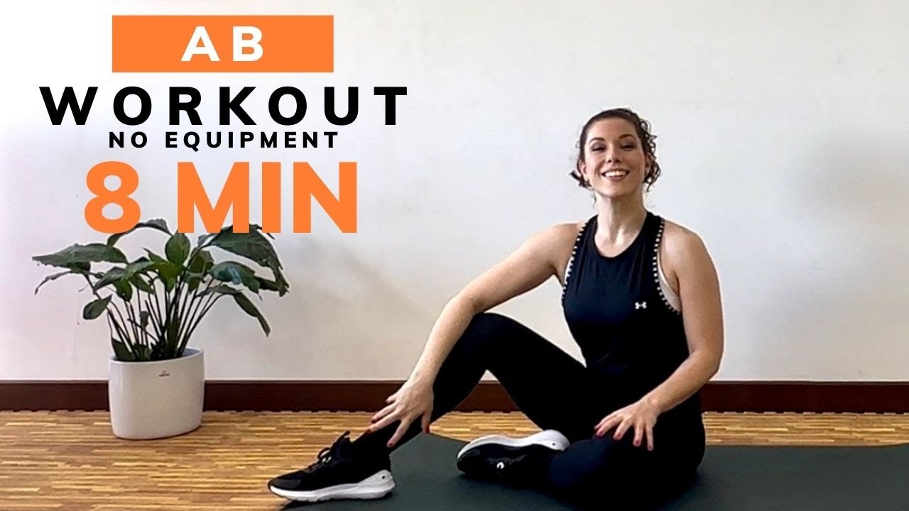 8 MIN AB WORKOUT - Aria Bicego - YouTube
