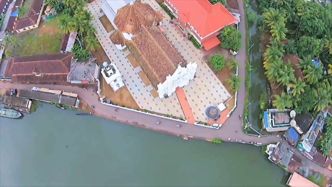 Pulinkunnu Church, Pulinkunnoo, Alappuzha, Kerala DJI Phantom 2 Vision ...