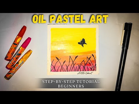Oil Pastel Sunset Art | Techniques - Tips for Beginners | Oil Pastel ...