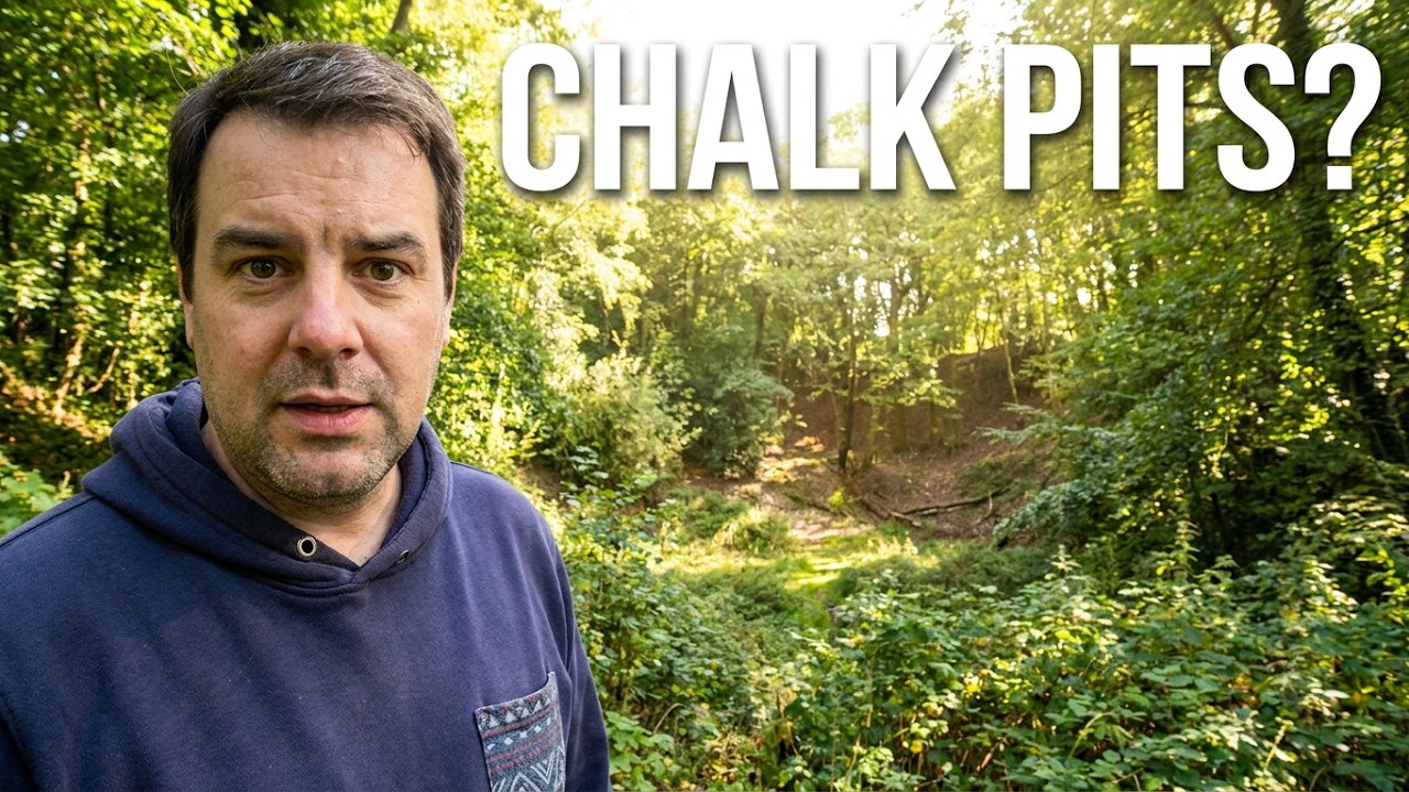 How flint and chalk pits were used in Iron Age Fields - YouTube