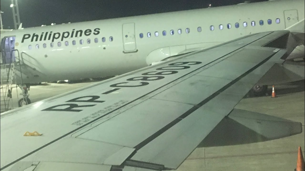 Philippine Airlines (PAL express) A320-200 RP-C8609 MNL takeoff - YouTube