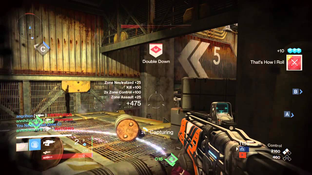 Destiny Fusion Rifles in Crucible - YouTube