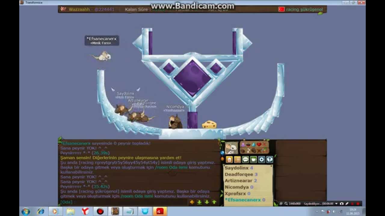 transformice speed fraco hack (hızlanma hack ) - YouTube
