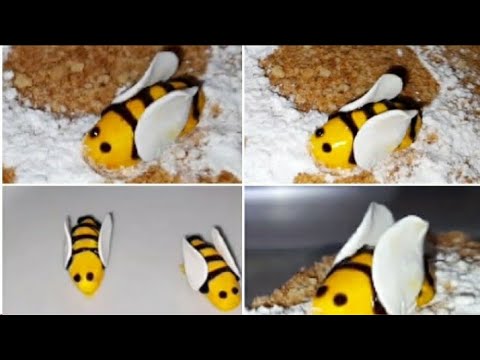 ARI FİQURUNUN HAZIRLANMASI 🐝MASTİKADAN ARI FİQURU