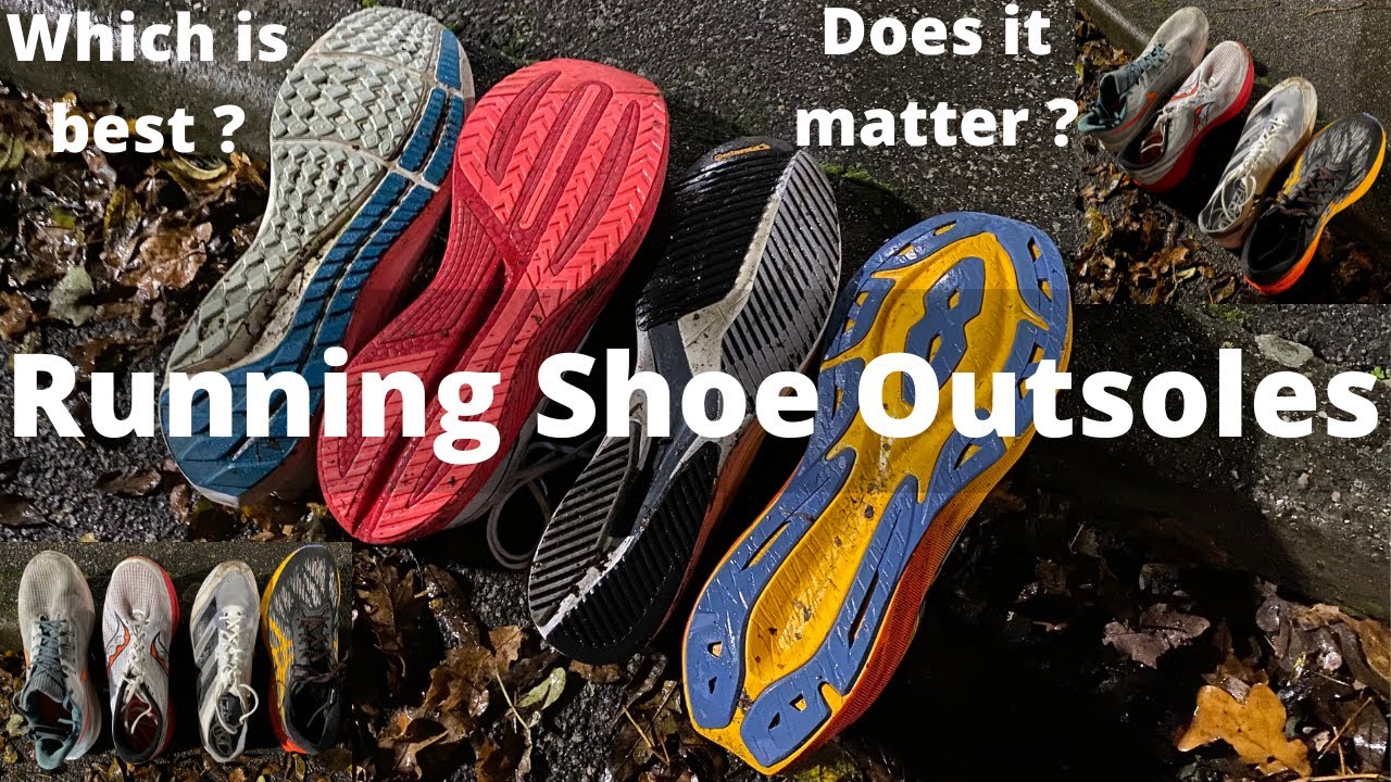 Running Shoe Outsoles - Which is best - Nike, adidas, ASICS, Saucony ...
