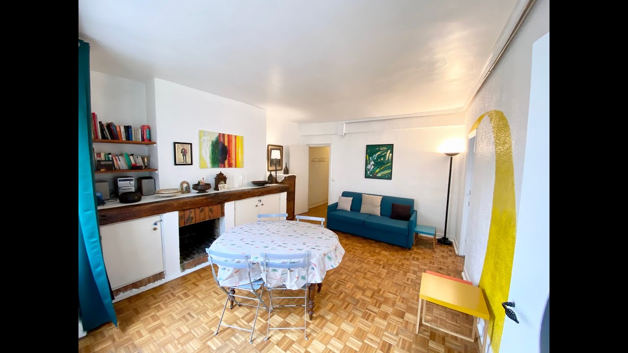 Paris T2 apartment for rent in Rue des Fontaines-du-Temple - YouTube