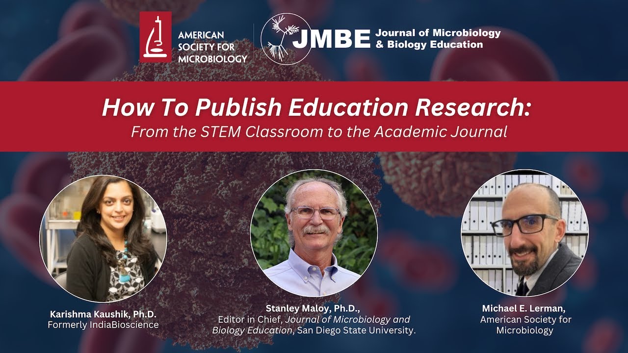 How To Publish Education Research: From the STEM Classroom to the ...