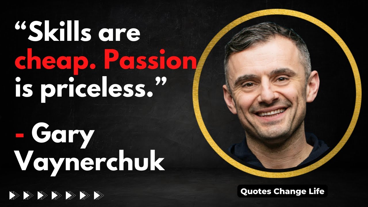 We only get to play this game one time... one life by Gary Vaynerchuk ...