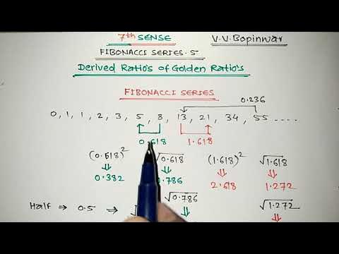 Fibonacci Series - 5 | Golden Ratios & Derived Ratios | Fibonacci Retracement & Projection ...