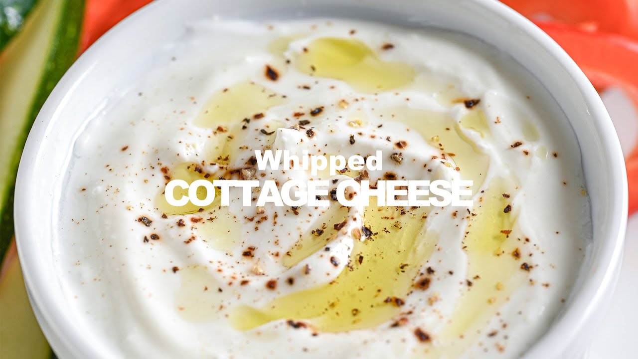 How to Make High Protein Low Cal Whipped Cream | Whipped Cottage Cheese ...