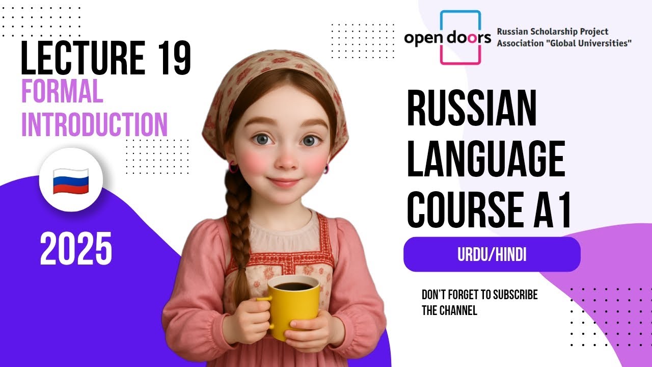 Lecture 19🇷🇺Formal Introduction in Russian|Hindi/Urdu|Russian Language ...
