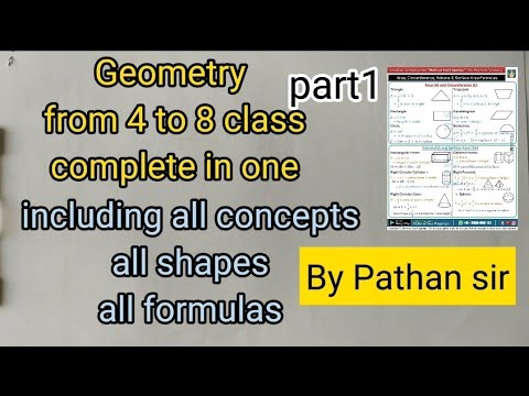 Basic of Geometry|types of angles&triangles|How to find number of triangles in figure| 4 to 8 ...