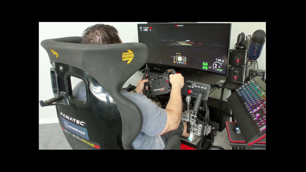 ACC Gameplay W/ Motion Rig and Direct Drive Wheel - YouTube