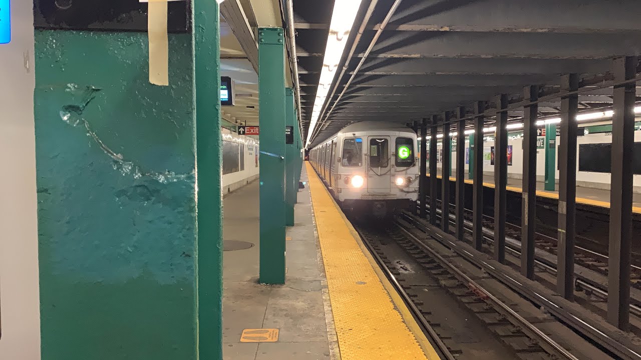 R46 (G) Train To Church Avenue Arriving at Nassau Avenue - YouTube