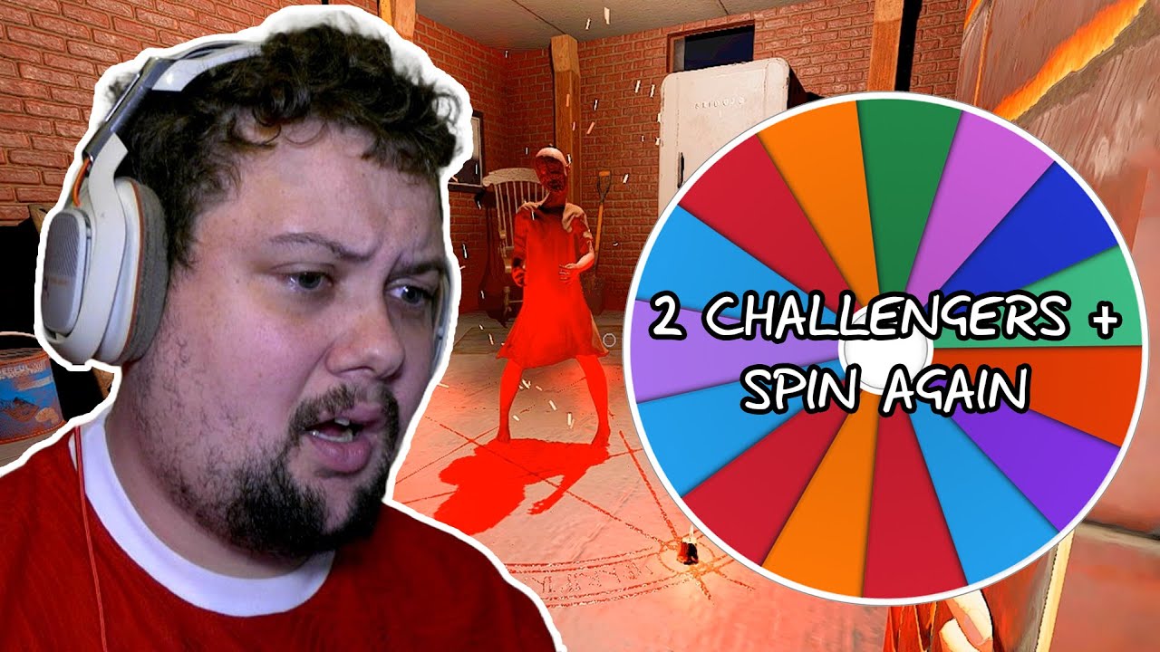CHALLENGE WHEEL I 2 CHALLENGERS + SPIN AGAIN (PHASMOPHOBIA) - YouTube