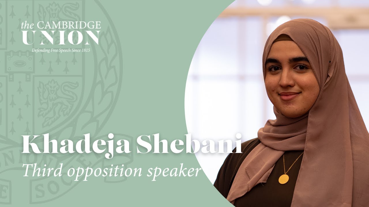 Khadeja Shebani | This House Regrets the Arab Spring - YouTube