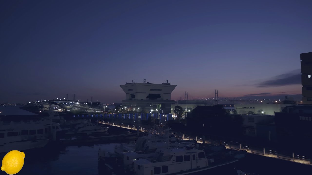 4K, Tokyo Night Walk, YOKOHAMA Dawn / 横浜の夜明け散歩 - YouTube