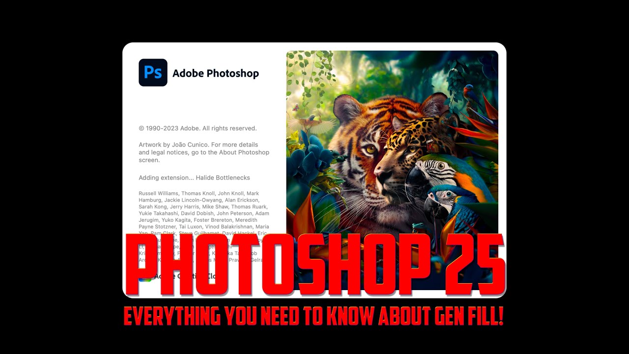 Photoshop 25 - All your Gen Fill questions answered! - YouTube