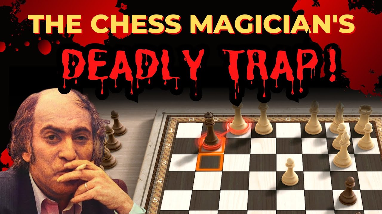 THE CHESS MAGICIAN'S DEADLY TRAP! MIKHAIL TAL VS LEV VESARION 3D View ...