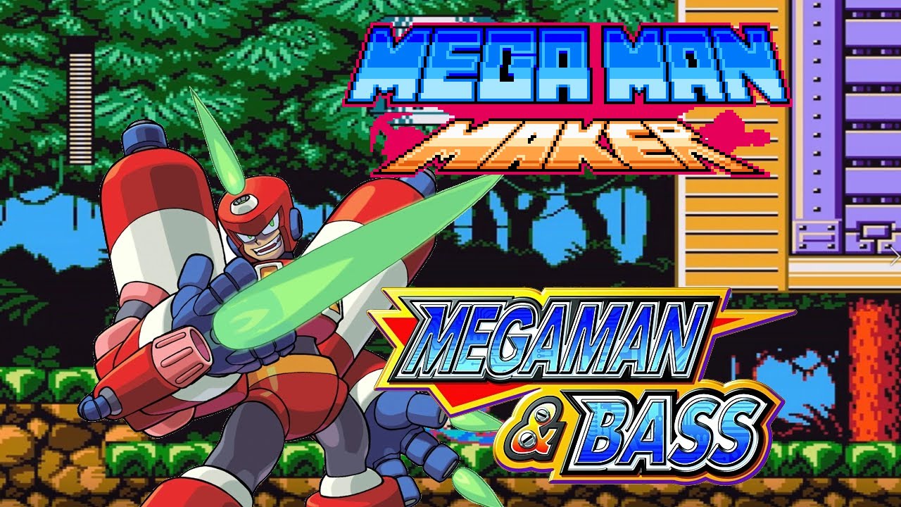 Mega Man Maker - Mega Man And Bass Burner Man ID:393489 - YouTube