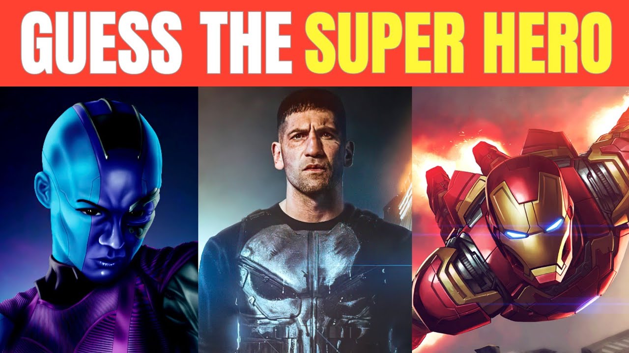 Guess The Superhero By The Picture | Superhero Quiz Challenge - YouTube