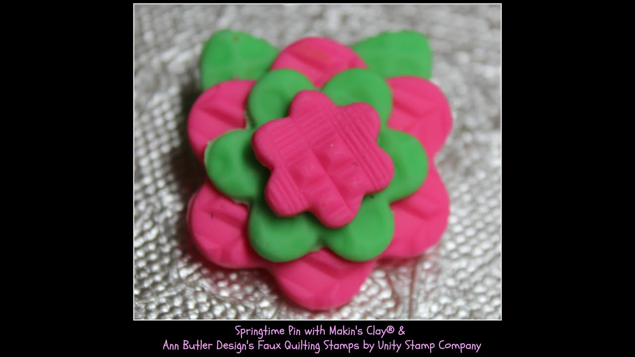 Springtime Pins with Makin's Clay® - YouTube