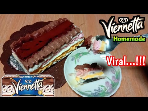 Ice Cream Viennetta Home Made - YouTube