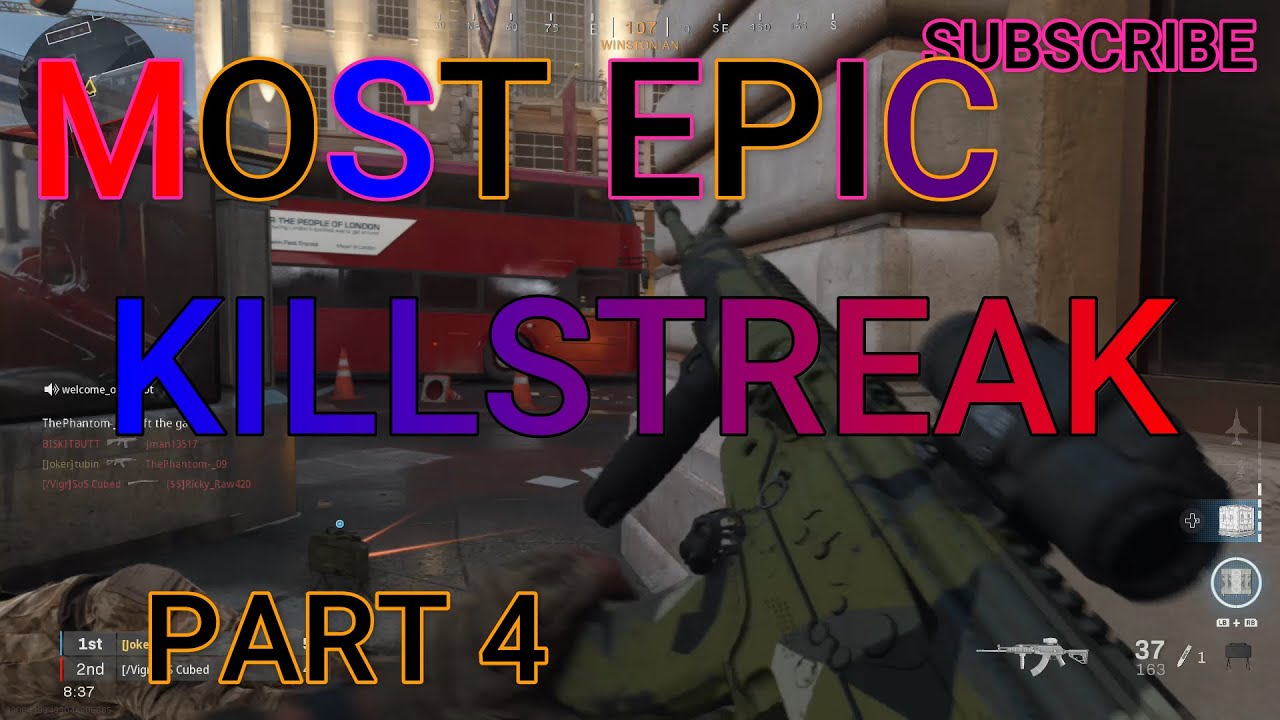Call Of Duty Modern Warfare Most EPIC Killstreak #4 - YouTube