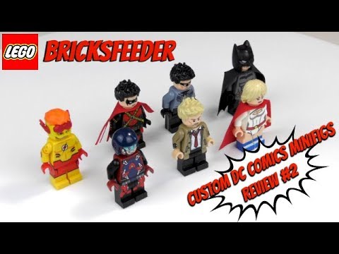 Custom LEGO DC Comics Minifigs (Unboxing & Flash review #2) - YouTube