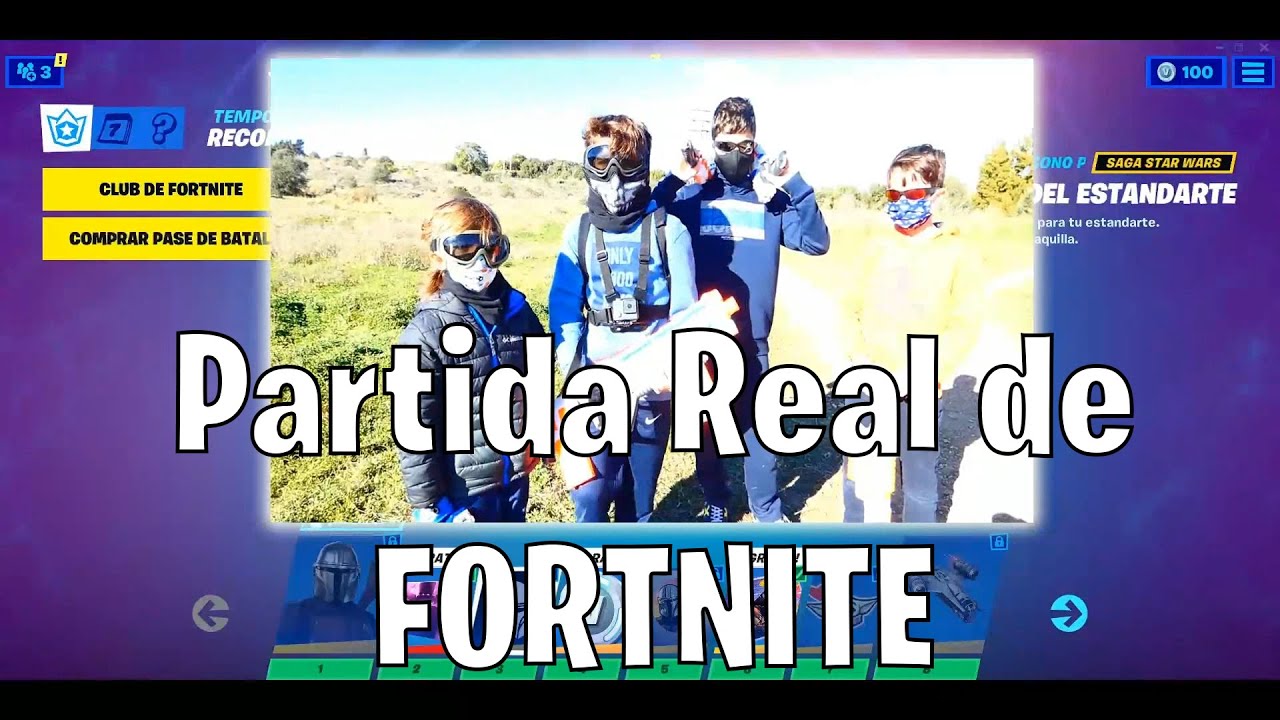 Fortnite Real Game - Fortnite en la vida real - Live - YouTube