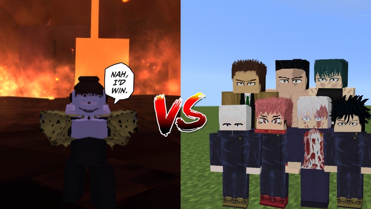Jogoat Vs Jujutsu Sorcerer In Minecraft | Jujutsu Awakening - YouTube