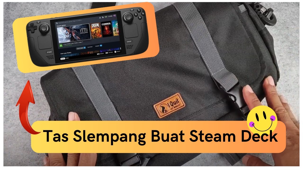Ngegame dimana aja bisa!Bawa Steam Deck Pakai Tas Slempang Ini... - YouTube