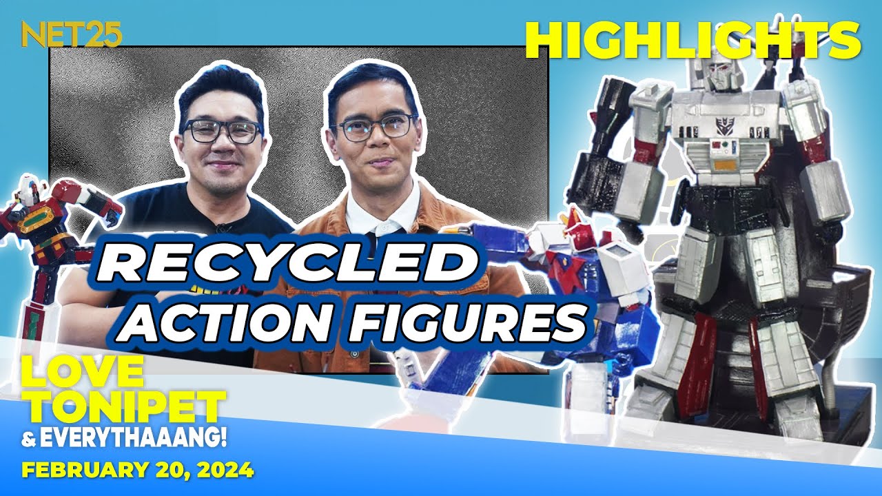 ACTION FIGURES NA GAWA SA RECYCLED MATERIALS - YouTube