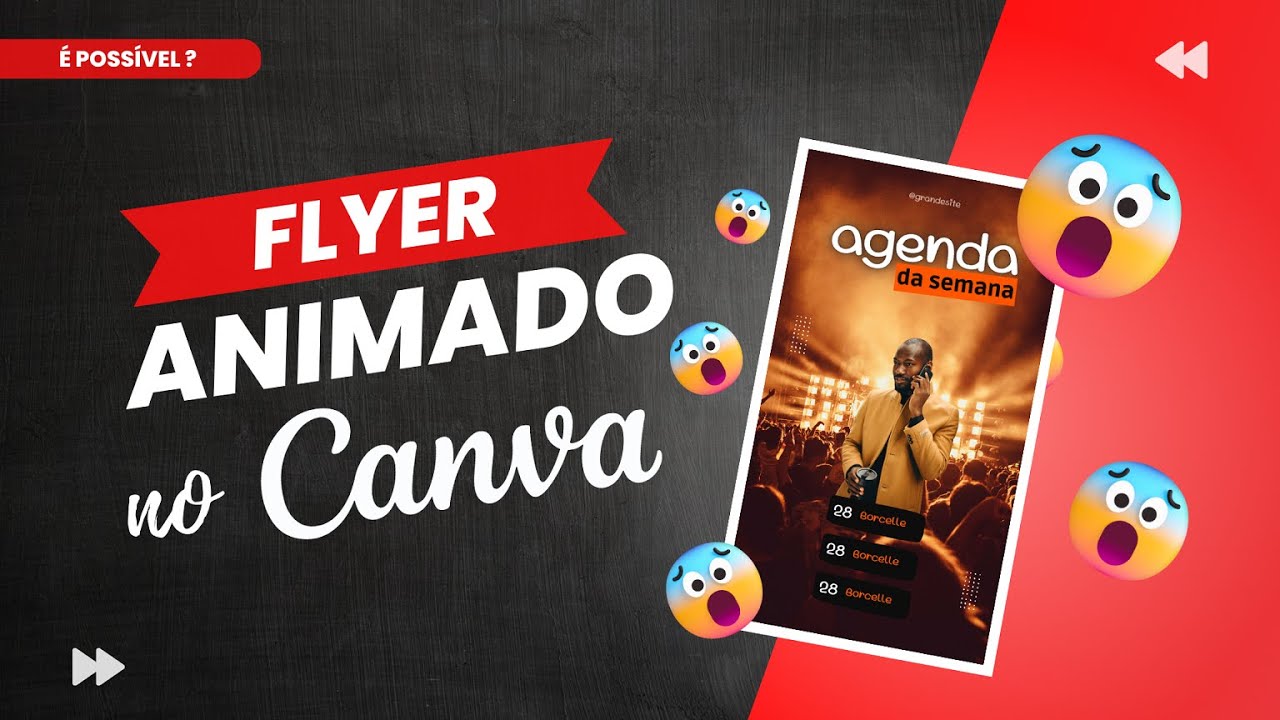 Como fazer FLYER ANIMADO no CANVA - PASSO A PASSO - YouTube