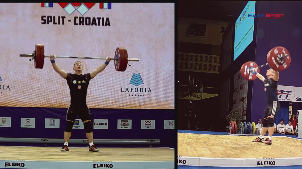 European Weightlifting Championships 2017 Men Senior 69 kg B - YouTube