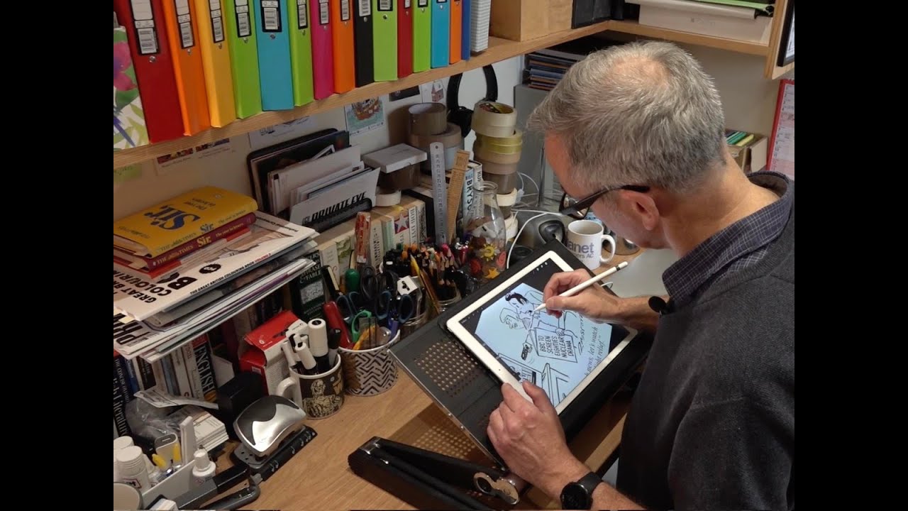 Cartoonist Royston Robertson on BBC Politics South East - YouTube